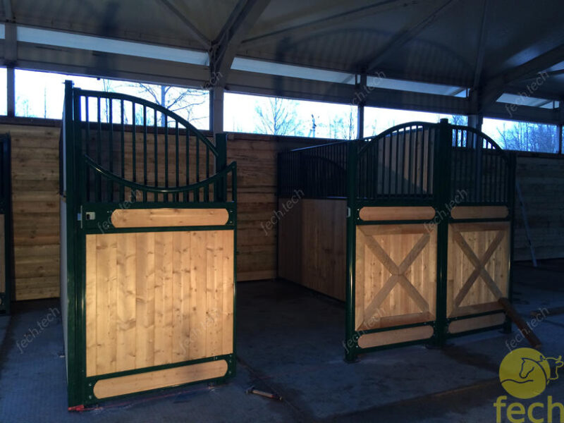 Stalls for horses half-open buy in Latvia Design stables equipment